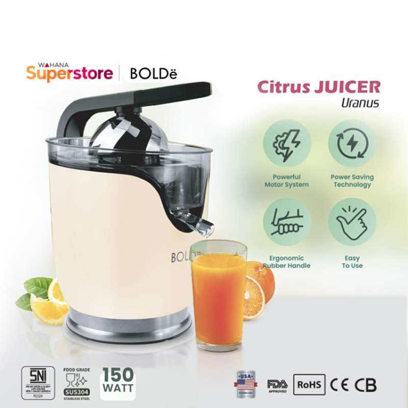 Promo Bolde Super Electric Citrus Juicer Uranus - Beige Diskon 17% Di ...