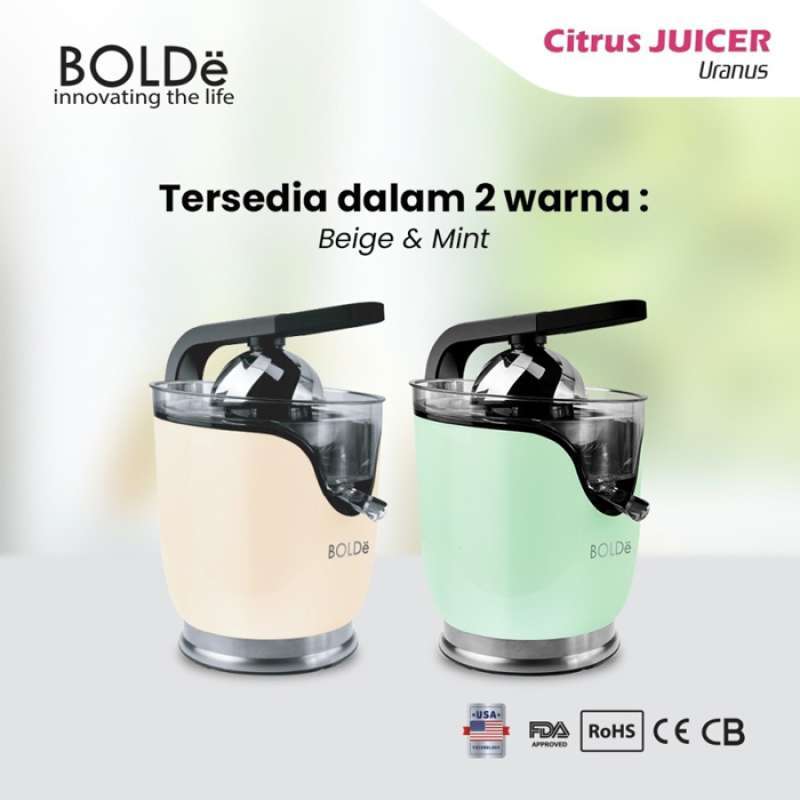 Promo Bolde Super Electric Citrus Juicer Uranus - Beige Diskon 17% Di ...