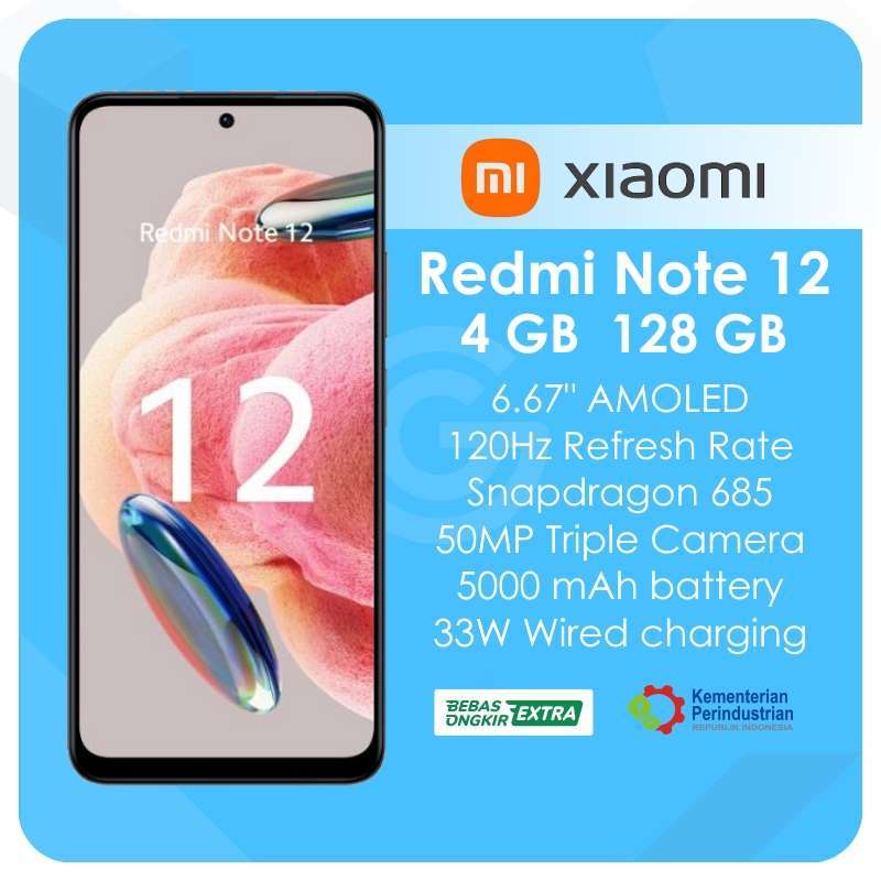 Jual Xiaomi Redmi Note 12 Garansi Resmi Xiaomi Indonesia Di Seller ...