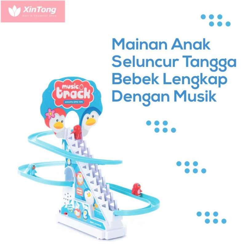 Promo Mainan Anak Seluncur Tangga Bebek Dan Pinguin Lengkap Dengan ...