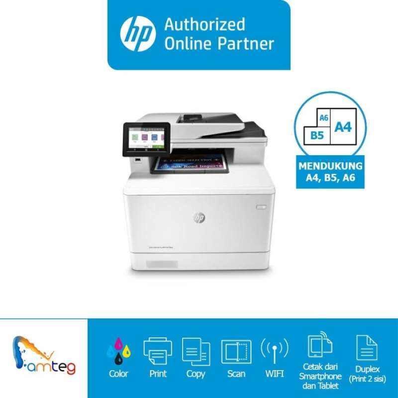 Jual HP Printer LaserJet Color Pro MFP M479FDW Print Scan Copy Fax ...