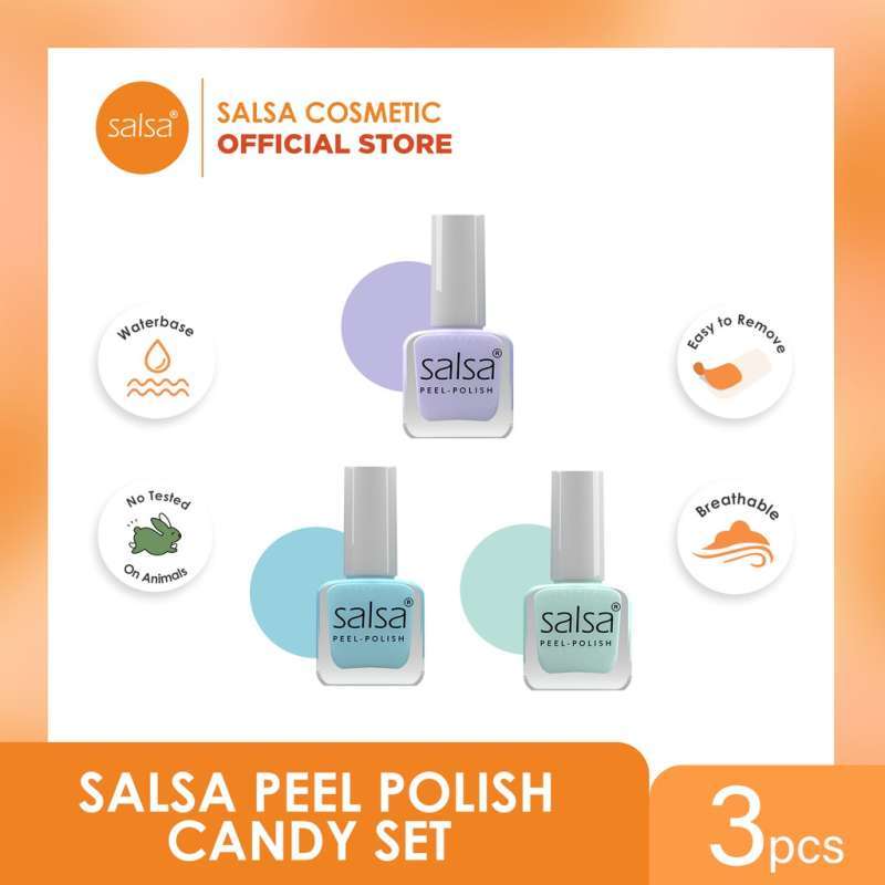 Promo [harga Per Box] Salsa Kutek Peel Off Halal - Peel Polish Klupas ...