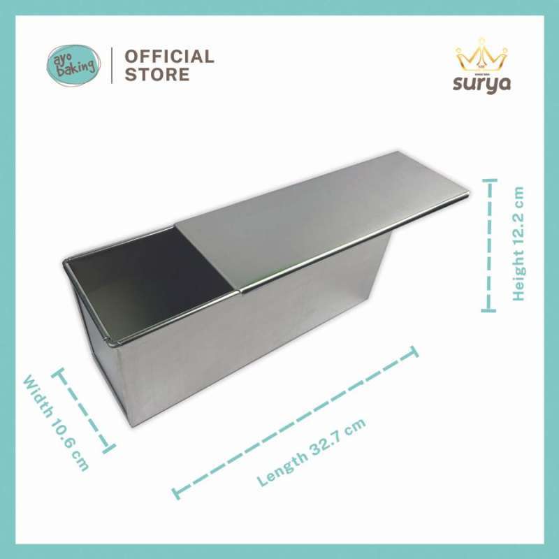 Jual Loyang Roti Tawar/Cetakan Roti Tawar Berbagai Ukuran/Merk Surya ...