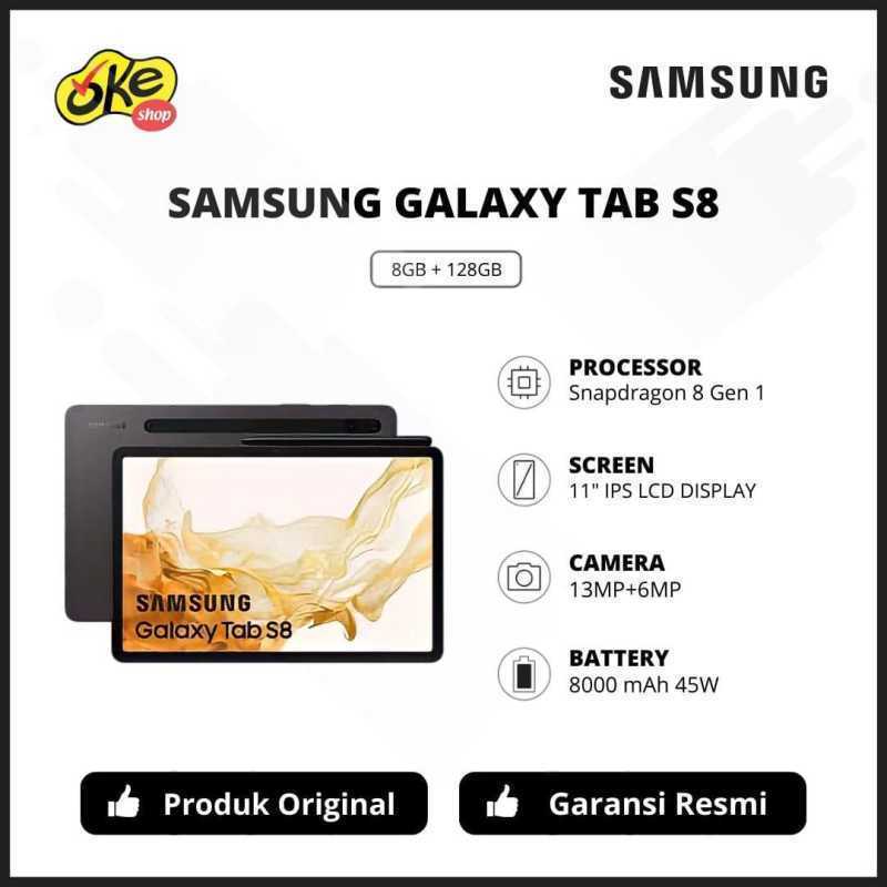 Jual Samsung Galaxy Tab S8 5g Tablet (8/128gb) Di Seller Okeshop ...