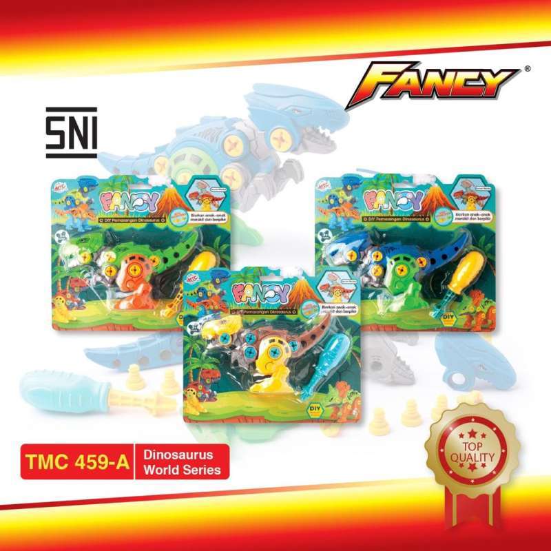 Promo (tmc 459-a) Mainan Anak Robot Dinosaurus Besar Fancy Rakit ...