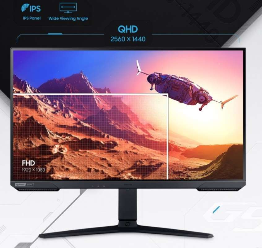 Promo Samsung 27 Odyssey G5 165Hz 1ms QHD IPS HDR10 G-Sync Diskon 23% ...