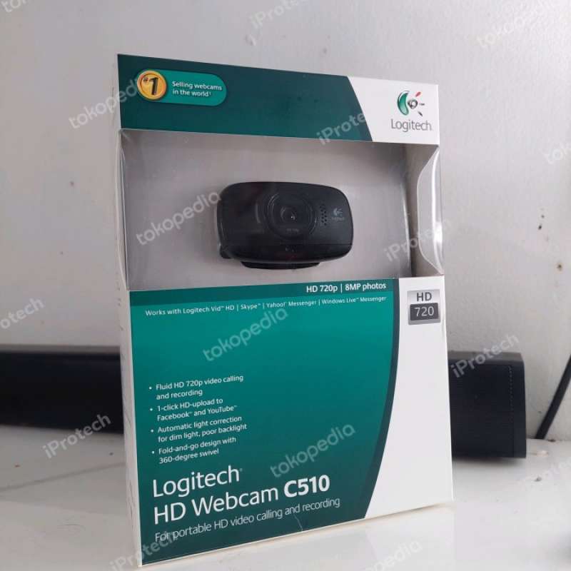 Promo Webcam Camera Logitech C510 720p 8 megapixel premium bisa rotasi ...