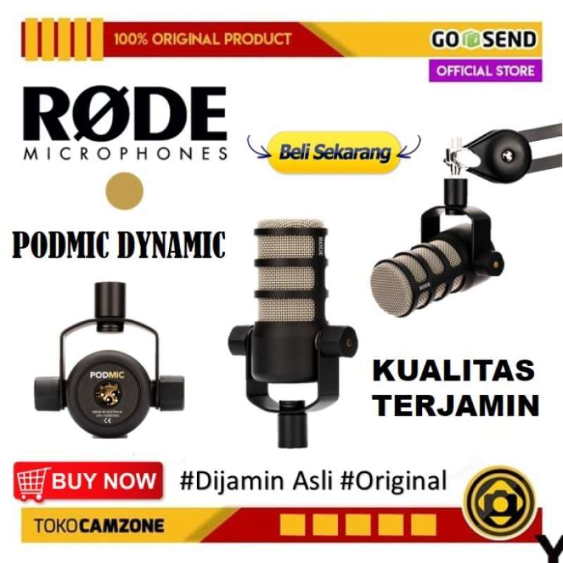 Promo Rode Podmic Dynamic Podcasting Microphone Diskon 6% di Seller ...