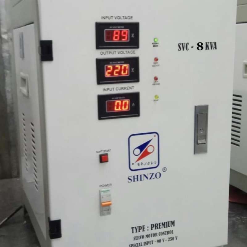 Promo Shinzo Stabilizer PREMIUM ( Input 90V-250V ) Type SVC 8 KVA Diskon 23% di Seller Ulita ...