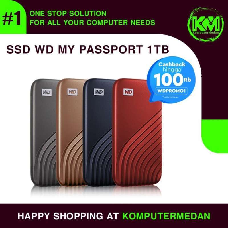 Jual WD My Passport SSD 1TB - Portable Eksternal External SSD di Seller ...