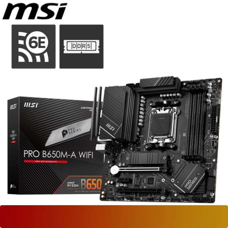 Jual Msi Pro B650m-a Wifi | Motherboard Amd B650 Ryzen Am5 Di Seller ...
