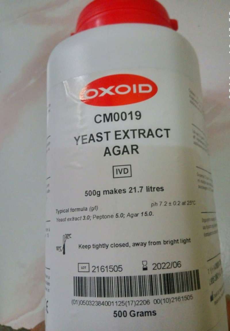 Promo yeast extract agar oxoid CM0019B Diskon 23% di Seller Indah ...