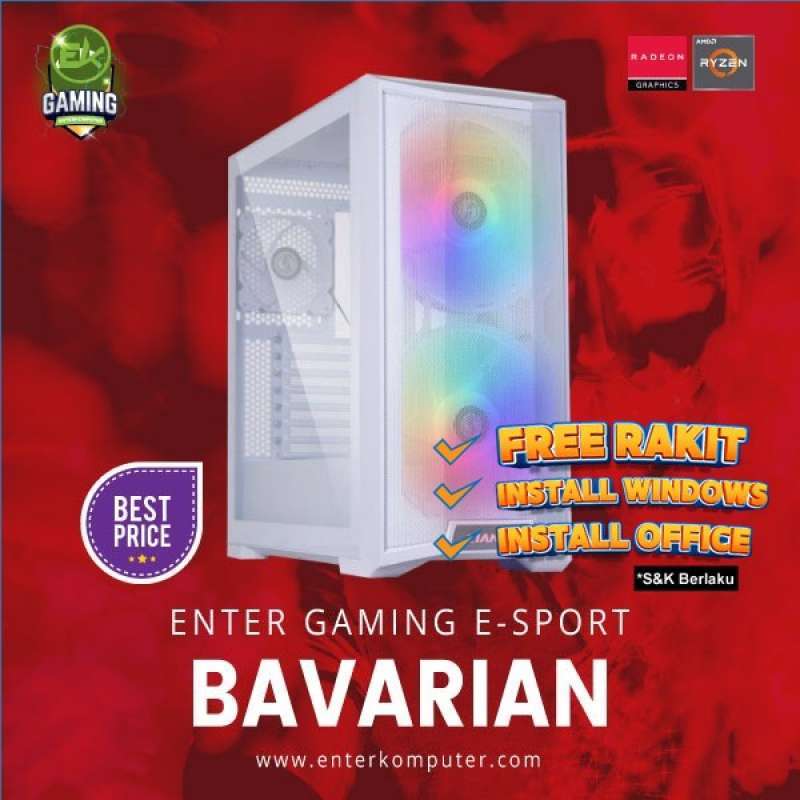 Promo PC Rakitan EnterKomputer E-Sports HIGH AMD X AMD Graphic Diskon ...
