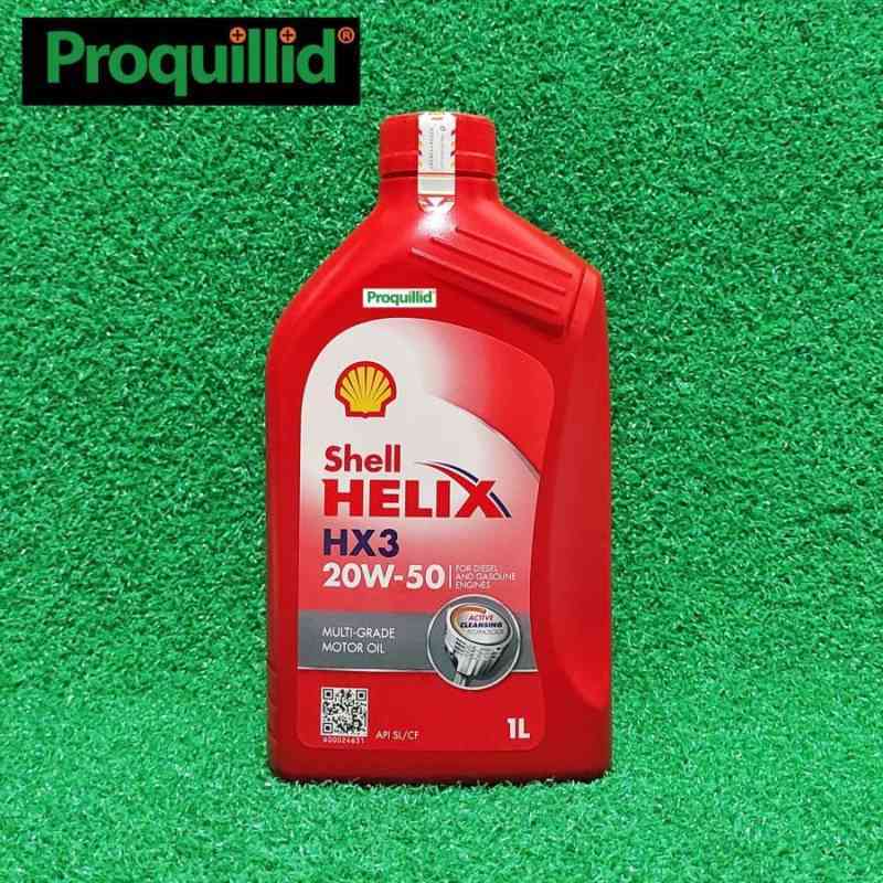 Promo SHELL HELIX HX3 MINERAL OIL 20W-50 OLI MESIN MOBIL 20W50 BENSIN ...