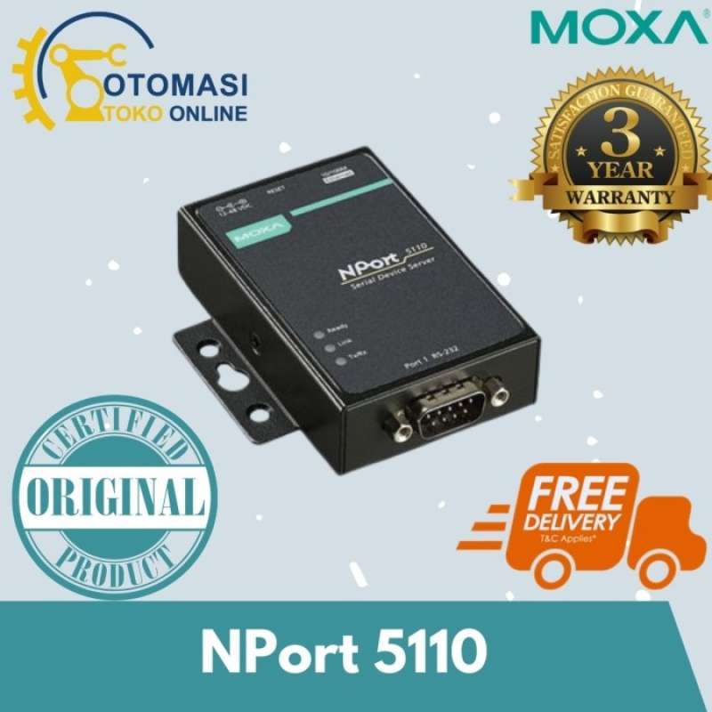Promo MOXA NPort 5110 serial device servers Diskon 23% di Seller Hexana Store - Kalibata, Kota ...