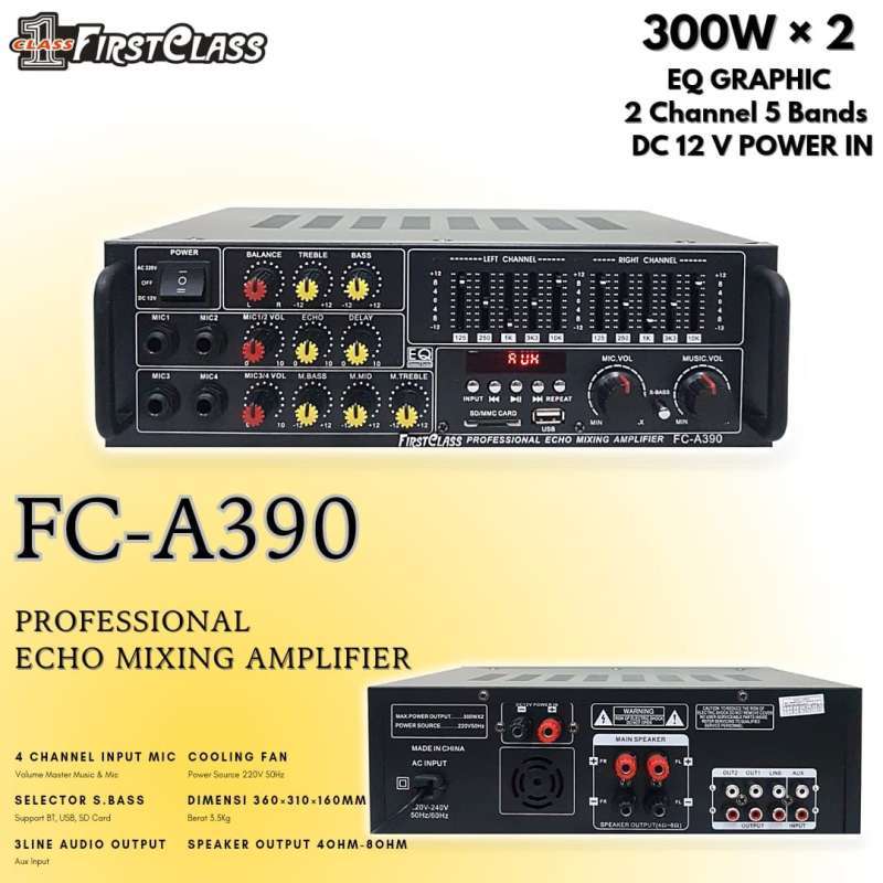 Jual Amplifier Mixer First Class Original, Murah & Diskon April 2024 | Blibli