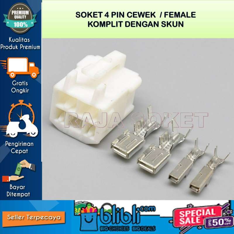 Jual Soket 4 Pin Swit Break Swit Rem Avanza Xenia Terios Agya Ayla Rush ...