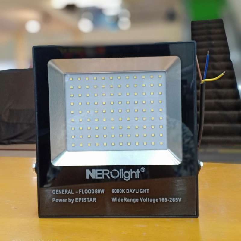 Promo NEROLIGHT Lampu LED Sorot 80 Watt 6000k IP 65 SLIM home and tools ...