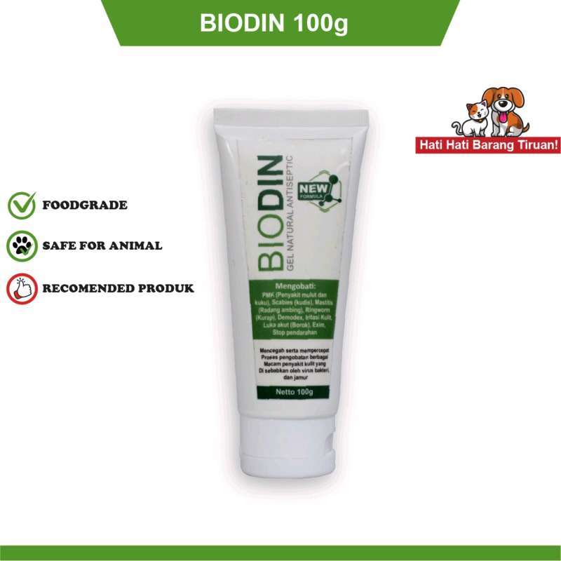 Jual Biodin gel 100gr untuk mengatasi penyakit sapi LSD dan PMK pada ...