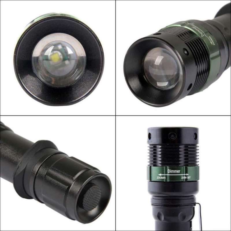 Jual Multi Use Pocket Flashlight Battery 18650 / Aaa Zoom 1- 2000x ...