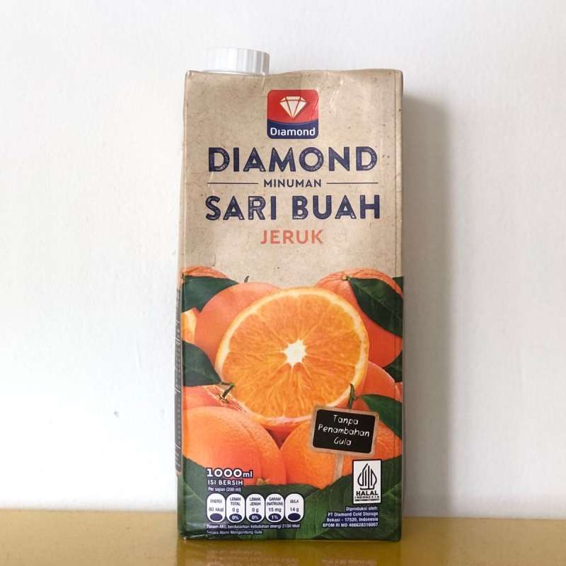 Promo DIAMOND JUICE UHT ORANGE 1 LITER | DIAMOND JUS JERUK 1 L Diskon ...