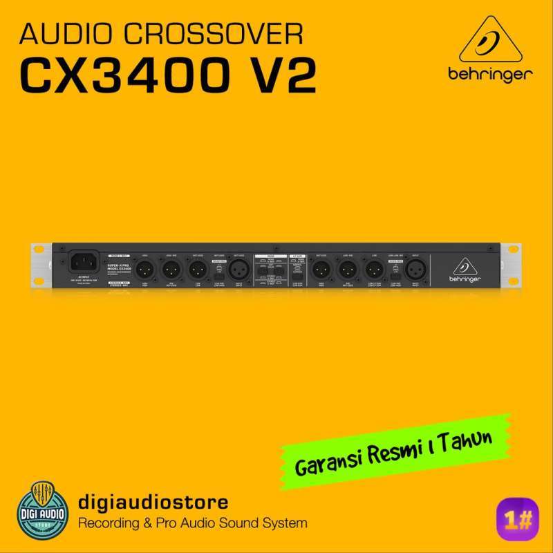 Jual Crossover Aktif 2 & 3 Way Stereo - 4 Way Mono Behringer Super-x ...