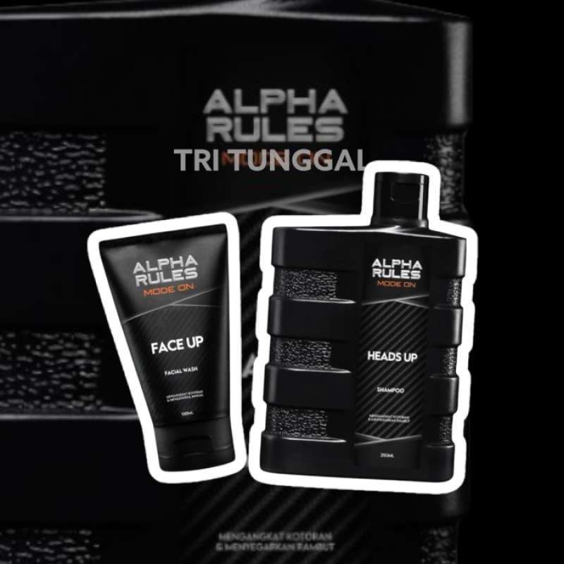 Promo ALPHA RULES DEDDY CORBUZIER PAKET BUNDLE HEADS UP FACE UP Sabun ...