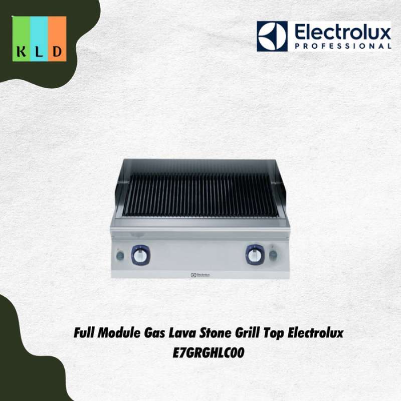 Promo Electrolux Full Module Gas Lava Stone Grill Top E7GRGHLC00 Diskon ...