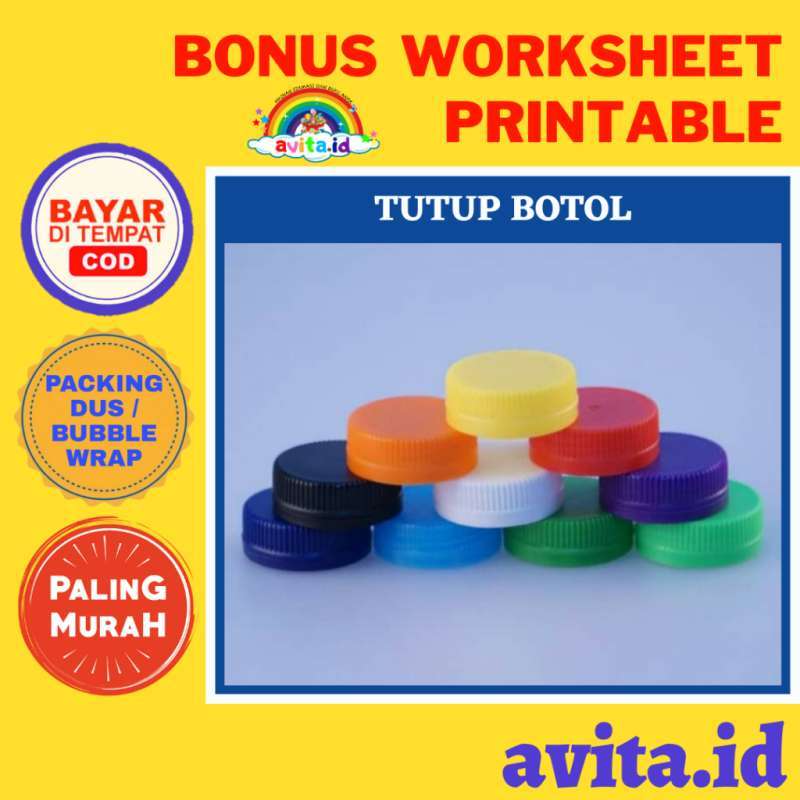 Jual avita.id Tutup Botol SN Short Neck / Tutup Botol Plastik Short ...