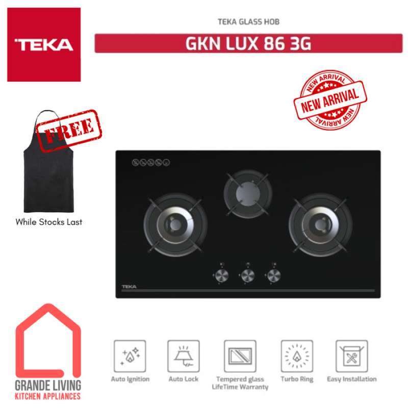 Promo TEKA Kompor Tanam Gas Built In Hob GKN 86 3G Diskon 23% di Seller ...