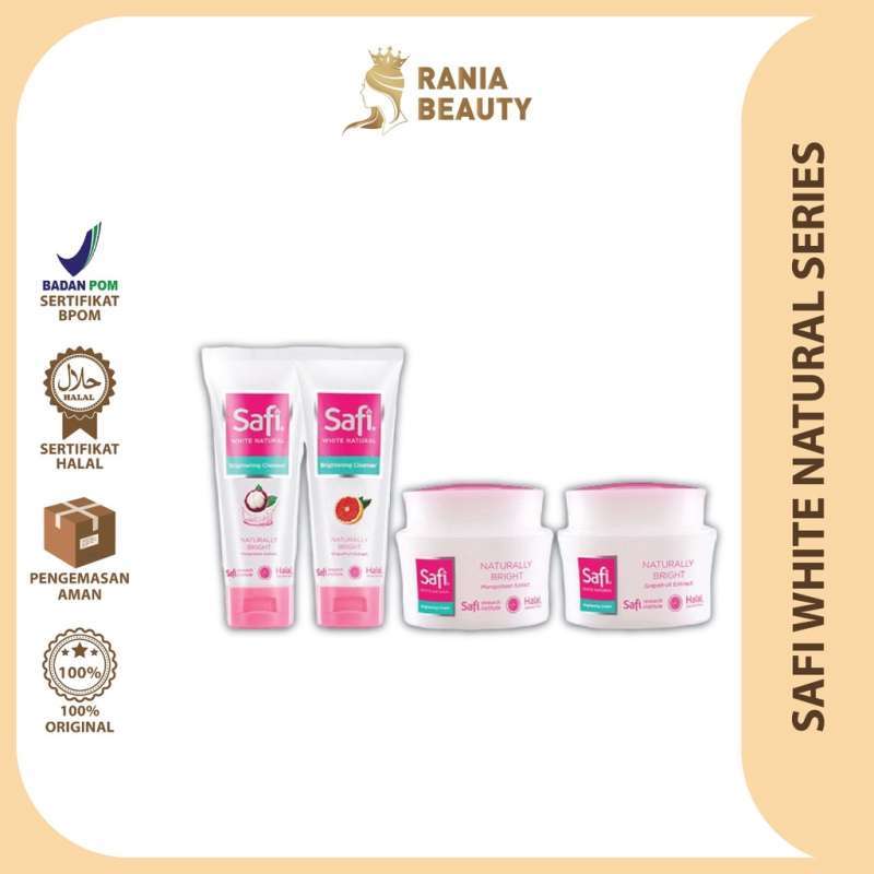 Jual Safi White Natural Series | Sabun Cuci Muka | Krim Pencerah ...