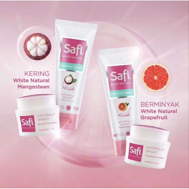 Jual Safi White Natural Series | Sabun Cuci Muka | Krim Pencerah ...