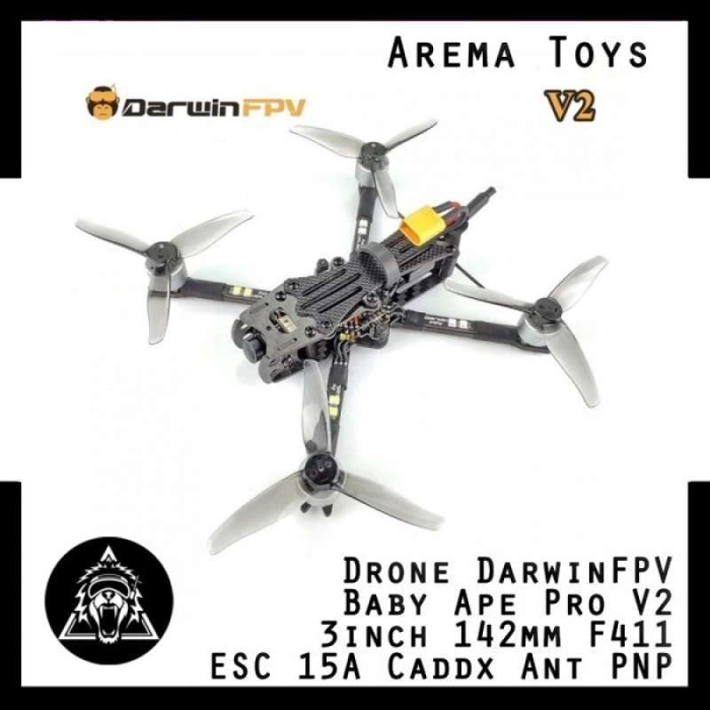 Promo Drone Darwinfpv Baby Ape Pro V2 3Inch 142Mm F411 Esc 15A Caddx ...