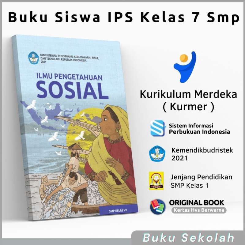Jual Buku Paket Ips Kelas 7 Smp Mts Kurikulum Merdeka Belajar Buku Siswa Peajaran Ilmu ...