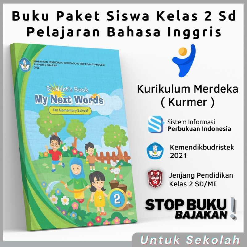 Jual Buku Bahasa Inggris Kelas 2 SD Mi Kurikulum Merdeka Belajar | Buku ...