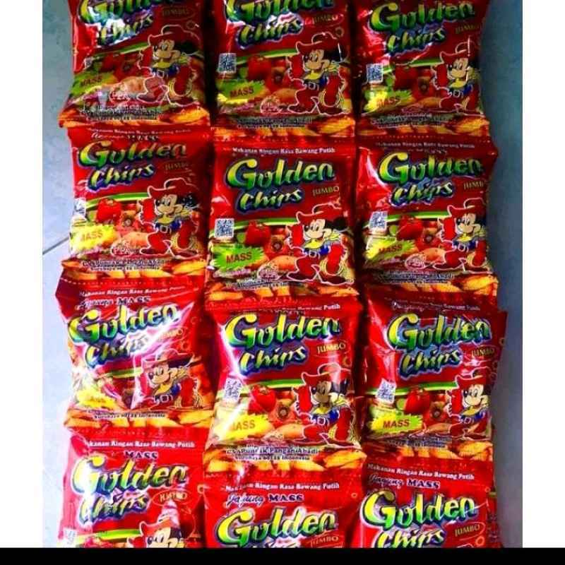 Jual Snack jadul golden chip 1 renteng isi 10 pcs di Seller Toko Meme ...