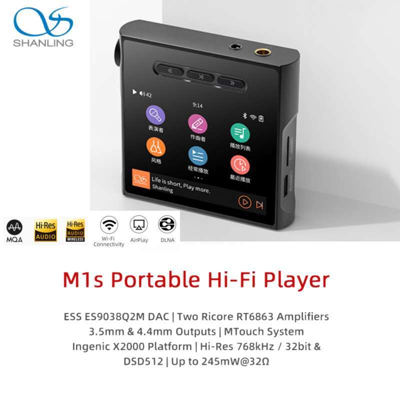 Jual Shanling M1S Hi res DAP Portable Digital audio player di Seller ...