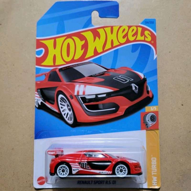 Jual Hot Wheels Renault Sport R S 01 Hw Turbo [ Red Black ] Di