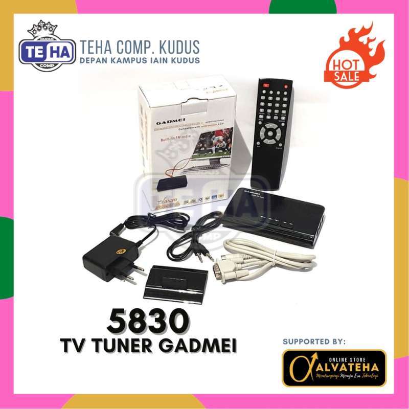 Jual TV Tuner Digital Full HD Receiver GADMEI TV Tunner Monitor LED LCD ...