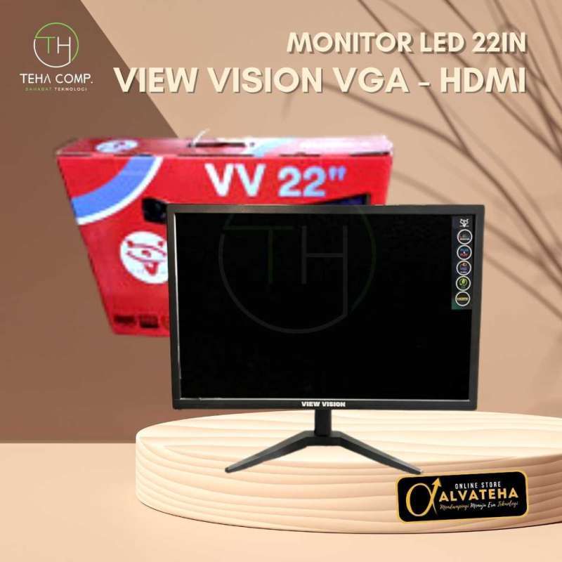 Jual Monitor LED 22 inch Gaming PC Komputer CCTV Full HD VGA HDMI di ...