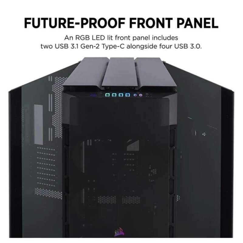 Jual Pc Case Corsair Obsidian 1000d Tempered Glass Super-tower Atx Di ...