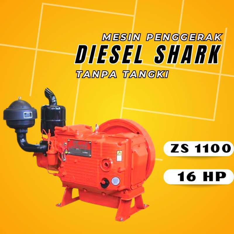 Jual Diesel Tanpa Tangki 16 HP ZS 1100 WO - 16 PK Diesel Solar di Seller Bethesda Machinery ...