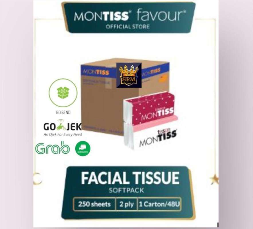 Jual ~ SBM ~ GROSIR TISSUE MONTISS 250 SHEET HARGA 1 DUS ISI 48 PCS di ...