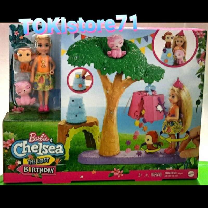 Promo Barbie and Chelsea The Lost Birthday Party Fun Playset Diskon 23% ...