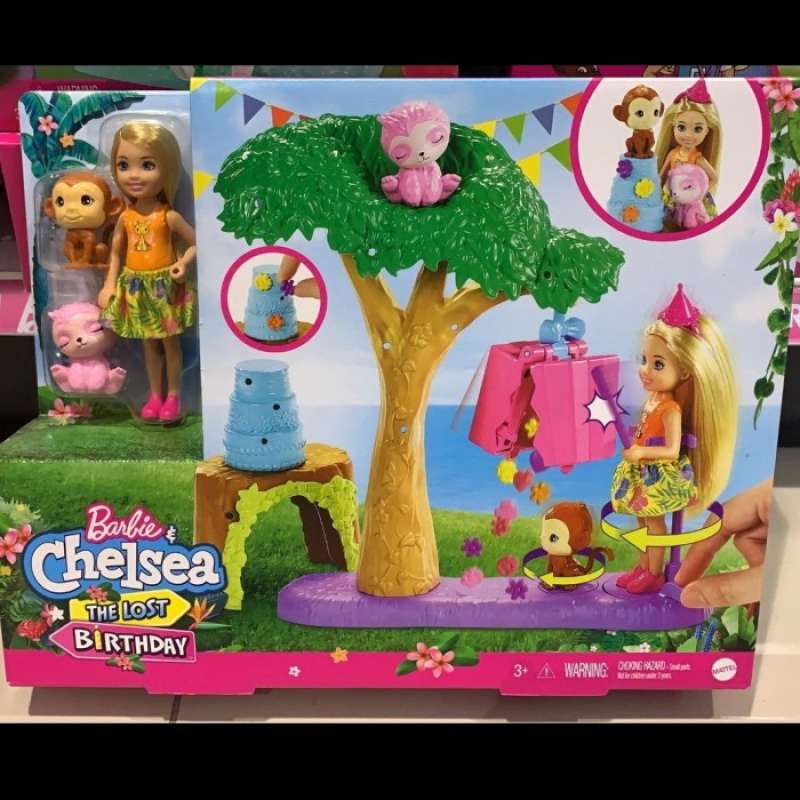 Promo Barbie Chelsea The Lost Birthday playset Original Mattel Diskon ...