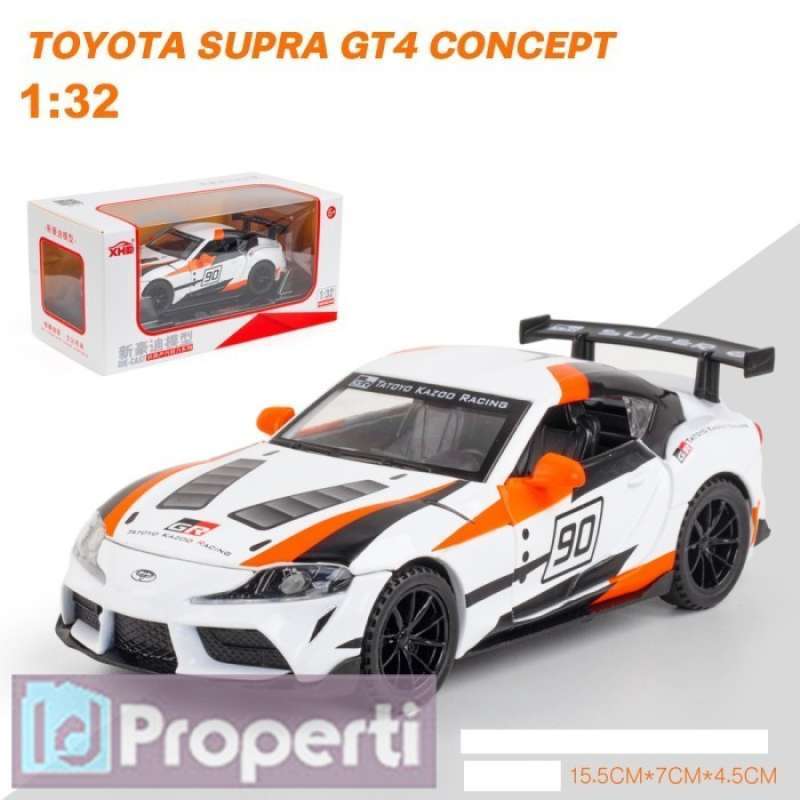 Promo Miniatur Toyota Supra GT4 Concept 1/32 Jiaye JKM Mobil Koleksi ...