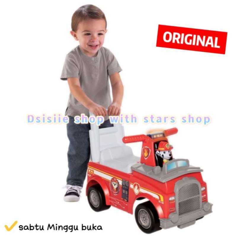 Promo Paw Patrol Marshall Car Movie Cruiser Ride On Original - Mobil ...