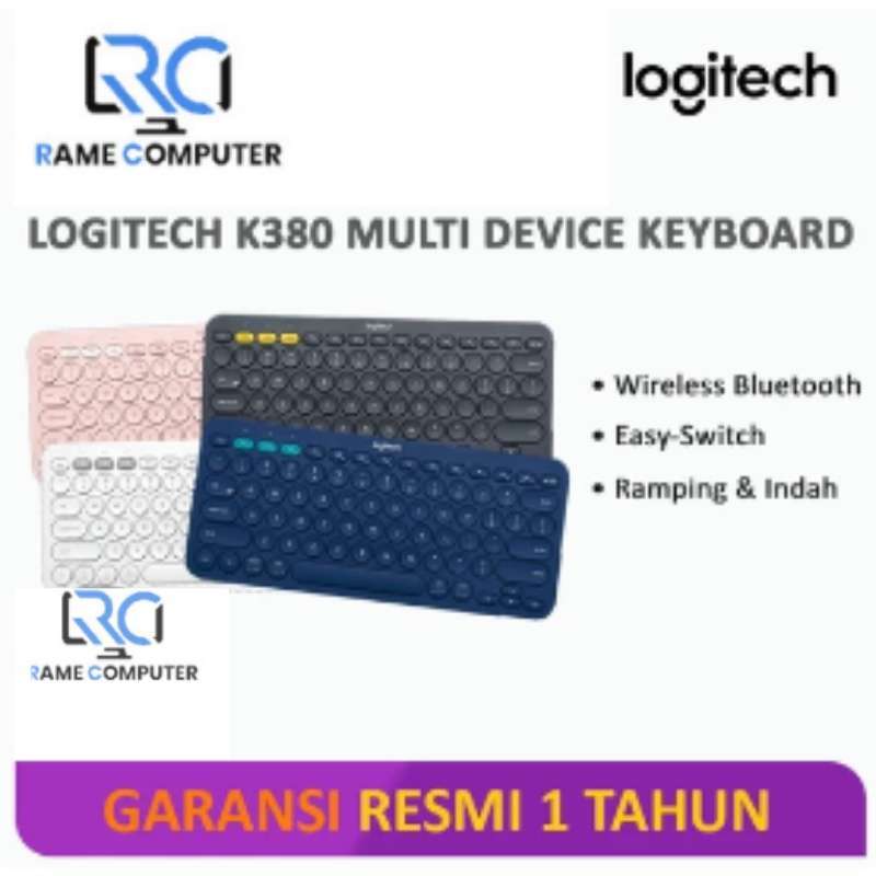 Jual Logitech K380 Bluetooth Keyboard For Windows, Mac, Android, iPad Multi-device - Putih Di ...