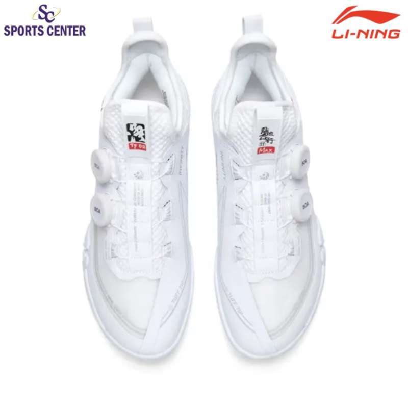 Promo New Limited Sepatu Badminton Lining Boa Saga Ii Max Ayat001 White ...