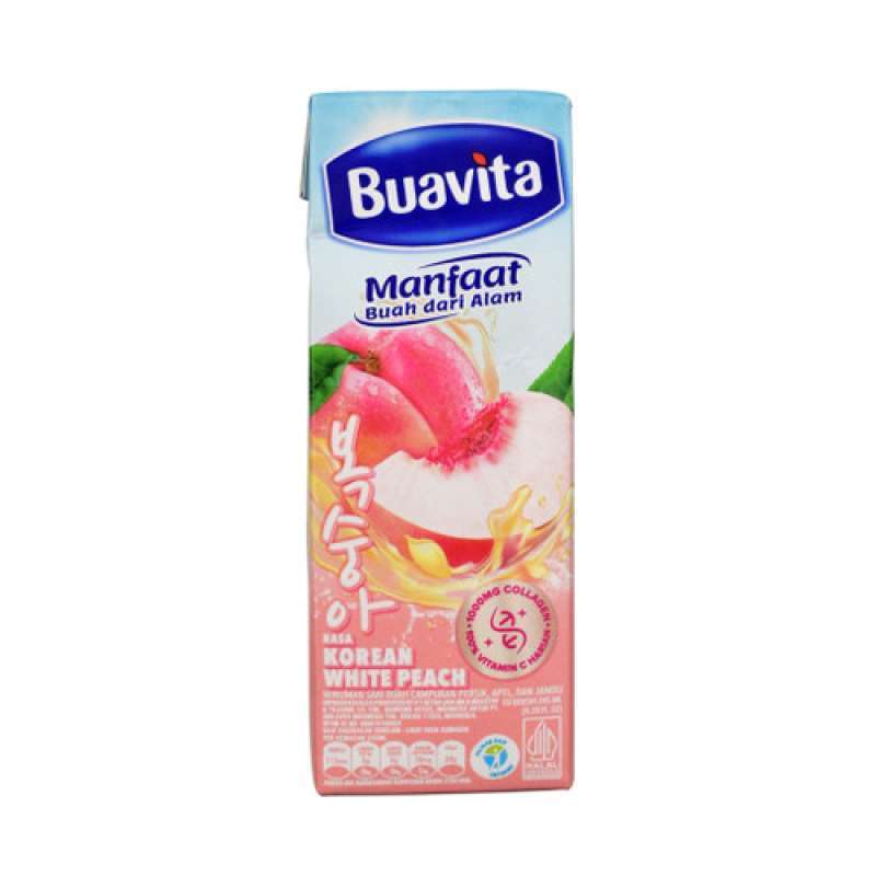 Jual BUAVITA KOREAN WHITE PEACH 245ML di Seller Ranch Market Graha ...